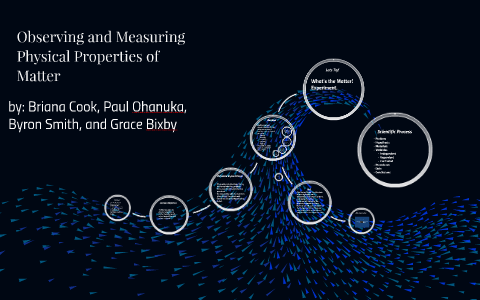 Observing and Measuring Physical Properties of Matter by Grace Bixby on ...