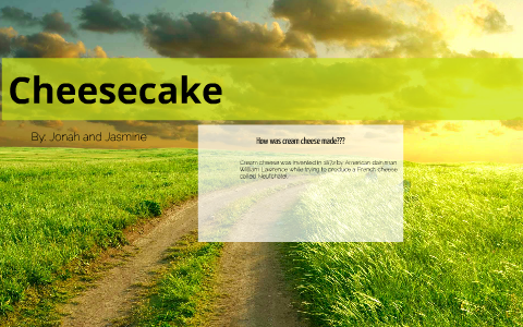 Cheesecake was invented in ancient Greece in 776 B.C. and wa by Jonah ...