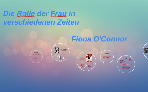 Die Rolle der Frau in verschiedenen Zeiten by Fiona O'Connor on Prezi