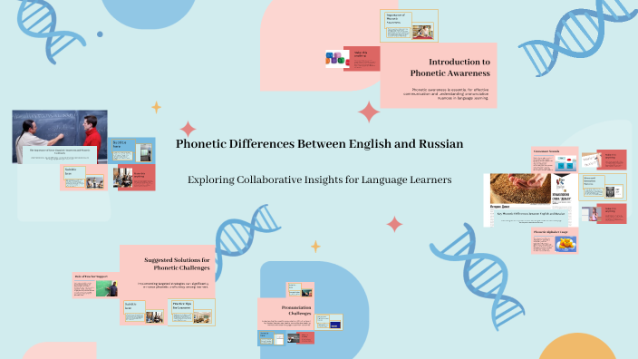 Phonetic Differences Between English and Russian by Альбина Сиразеева ...