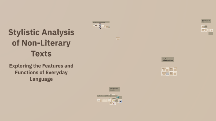 Stylistic Analysis of Non-Literary Texts by sherzod buronov on Prezi
