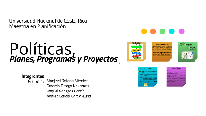 Diferencia entre Plan, Programa y Proyecto by Gerardo Ortega on Prezi