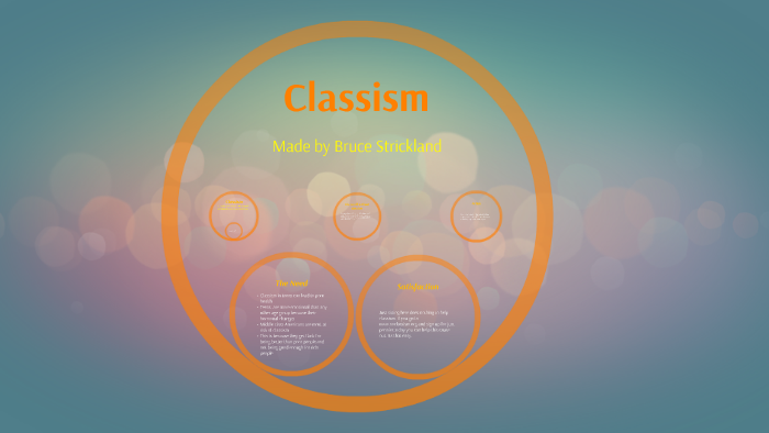 CLASSISM by on Prezi