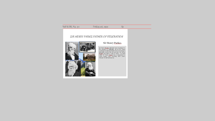 SIR HENRY PARKS FATHER OF FEDERATION by Caleb Colls on Prezi