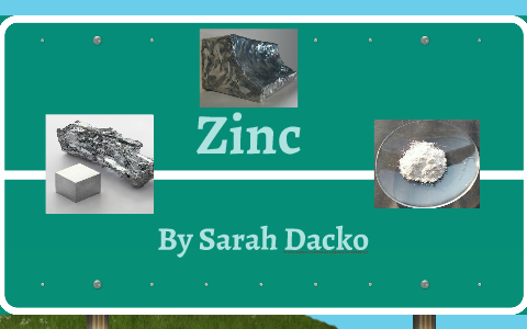 Zinc by Sarah Dacko