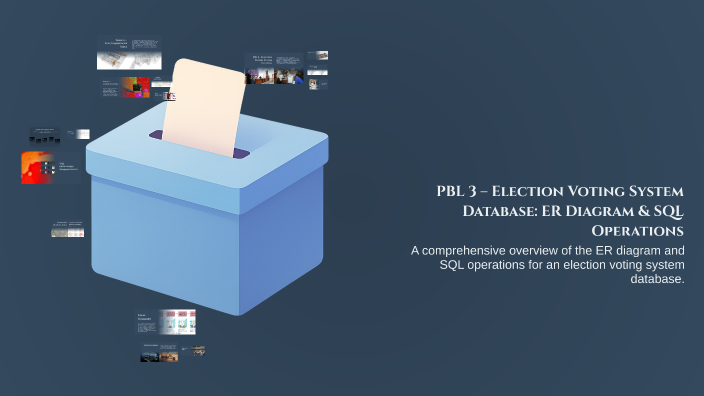 PBL 3 – Election Voting System Database: ER Diagram & SQL Operations by ...