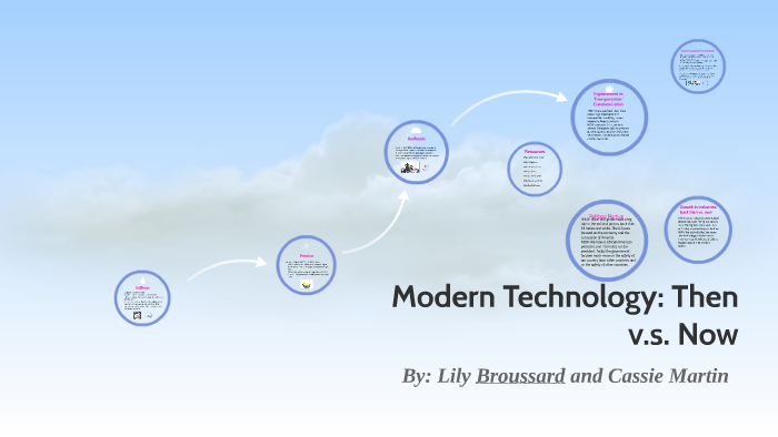 Modern Technology: Then v.s. Now by lily broussard on Prezi