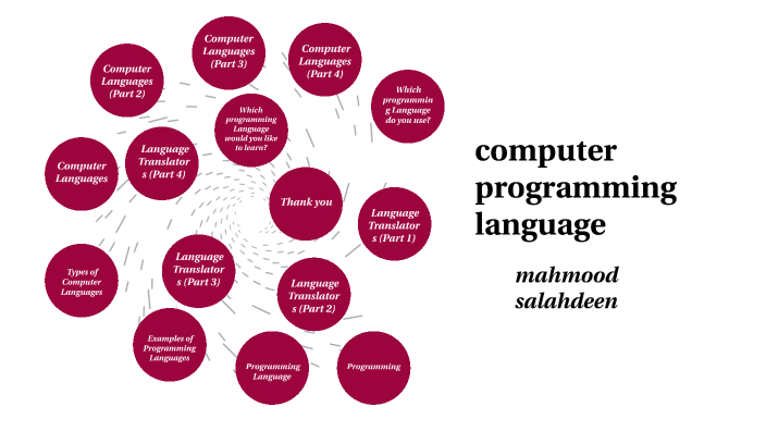 computer programming language by Mahmood Salahadin Mustafa Kamal on Prezi
