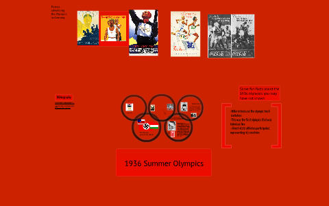 1936 Olympic games in Berlin by Mikkel borggren on Prezi
