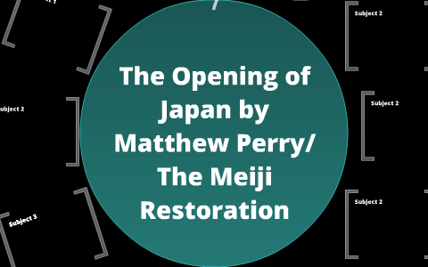 The Opening of Japan by Matthew Perry/The Meiji Restoration by ...