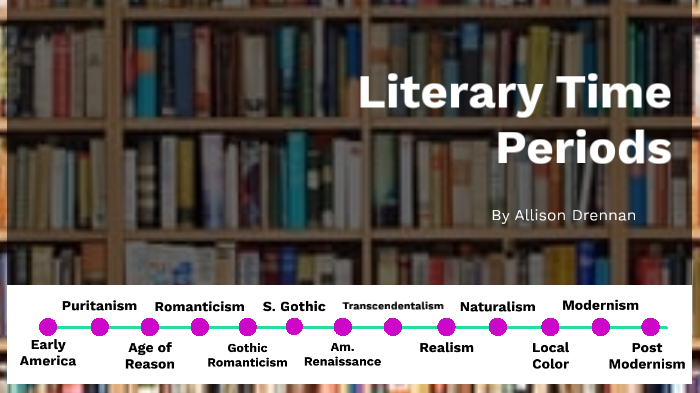 Literary Timeline by Allison Drennan on Prezi