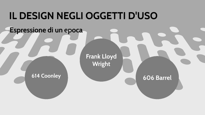 IL DESIGN NEGLI OGGETTI D'USO by Federico Locatelli on Prezi