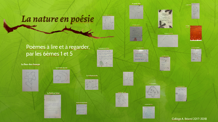 La nature en poésie by PIERRE Alexandra