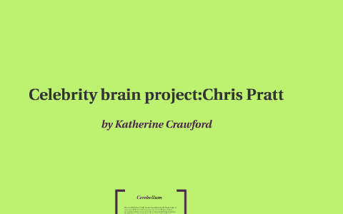 Celebrity brain project:Chris Pratt by katherine crawford on Prezi