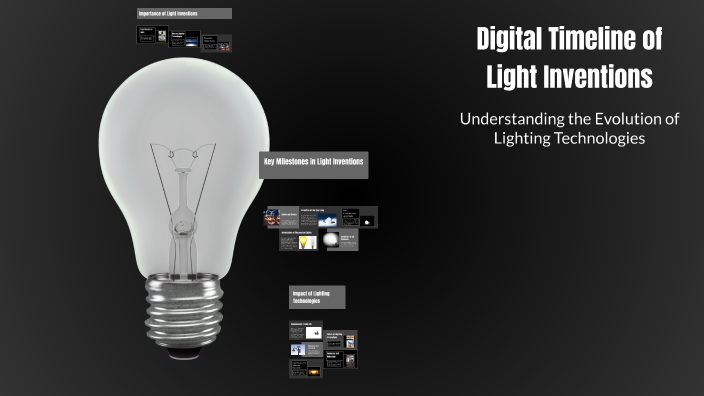 Digital Timeline of Light Inventions by Priya G on Prezi