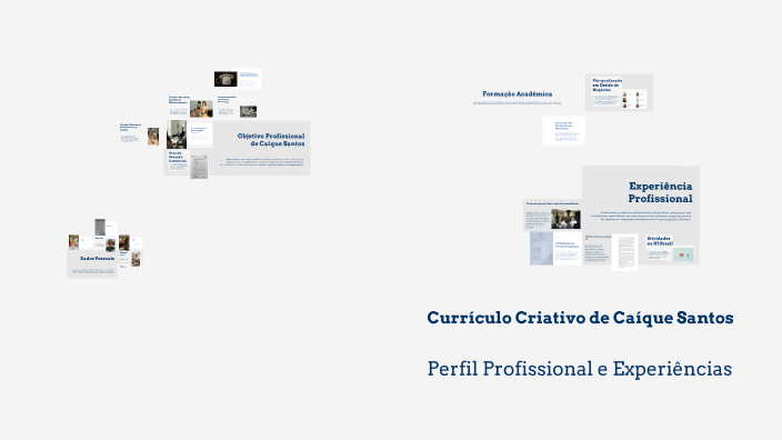 Criando um CV Criativo by Caíque Oliveira on Prezi
