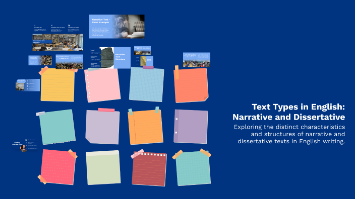 Text Types in English: Narrative and Dissertative by Thiago Moura on Prezi