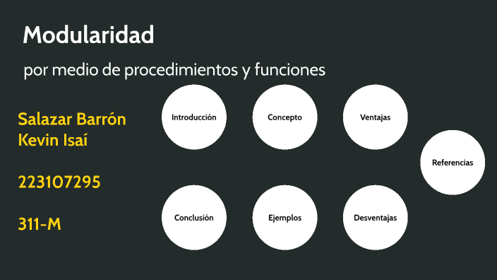 Modularidad by Kevin Salazar on Prezi