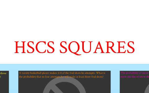 Probability Review - Hollywood Squares - Part 2 by Jeffrey Welton on Prezi