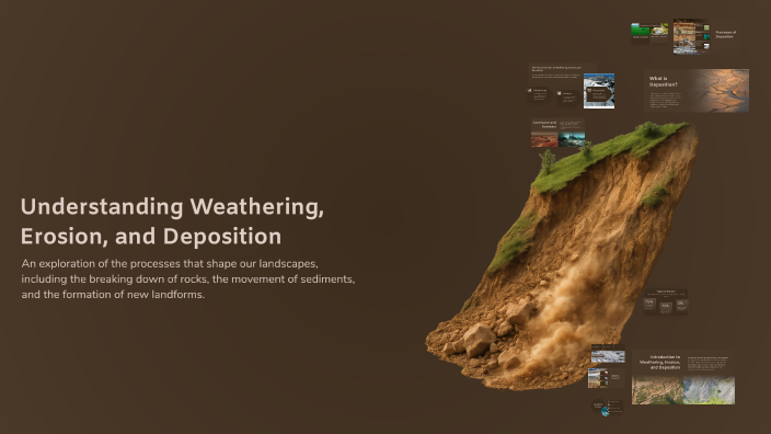 Understanding Weathering, Erosion, and Deposition by Colandra Chalk on ...