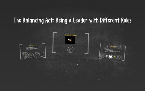 The Balancing Act: Being a Leader with Different Roles by Hannah Midigo ...