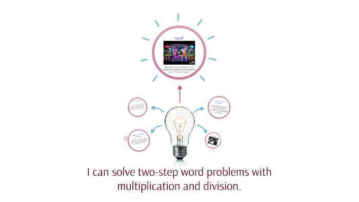 I can solve two-step word problems with multiplication and d by ...