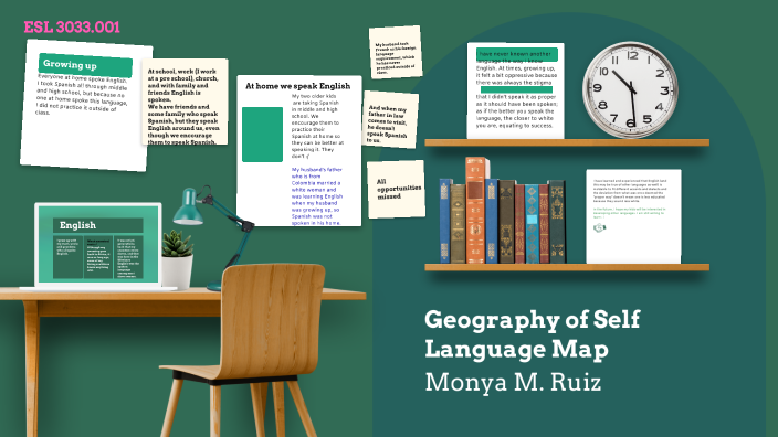Geography of Self Language Map by Monique Ruiz on Prezi