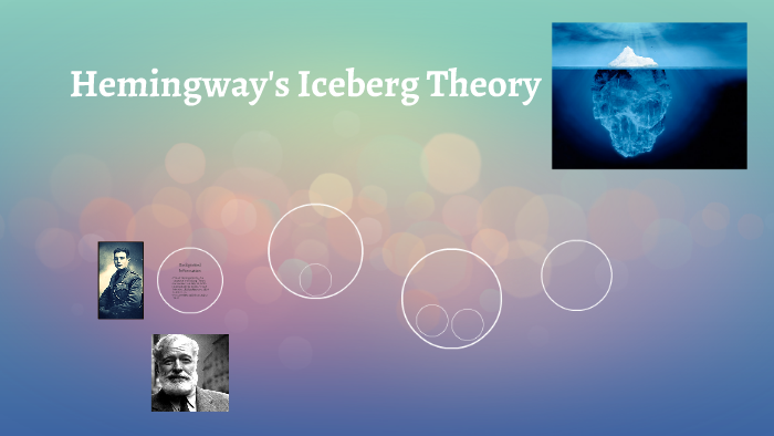 Hemingway's Iceberg Theory by Ciara Cook on Prezi