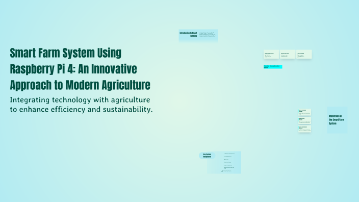 Smart Farm System Using Raspberry Pi 4: An Innovative Approach to ...