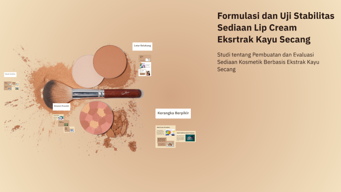 Formulasi dan Uji Stabilitas Sediaan Lip Cream Eksrtrak Kayu Secang by ...