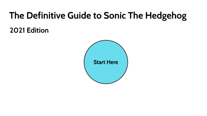 The Definitive Guide to Sonic The Hedgehog by Ryan Rudofsky on Prezi