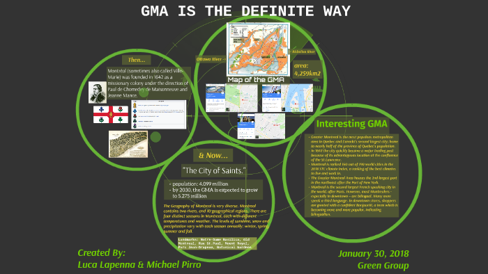 Map of the GMA by luca lapenna on Prezi