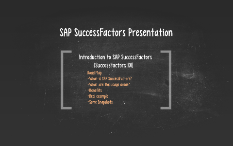 SAP SuccessFactors Presentation by Omer Sirin on Prezi