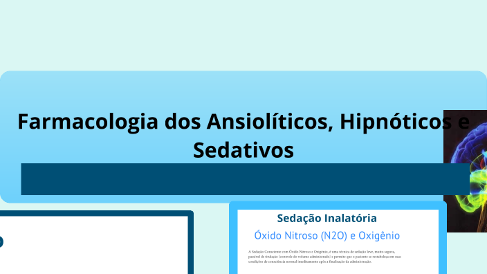Farmacologia dos Ansiolíticos, Hipnóticos e Sedativos by Andryo Orfi ...