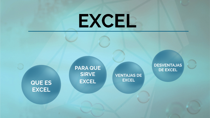 Que es Excel, para que sirve , ventajas , desventajas by Leslie ...