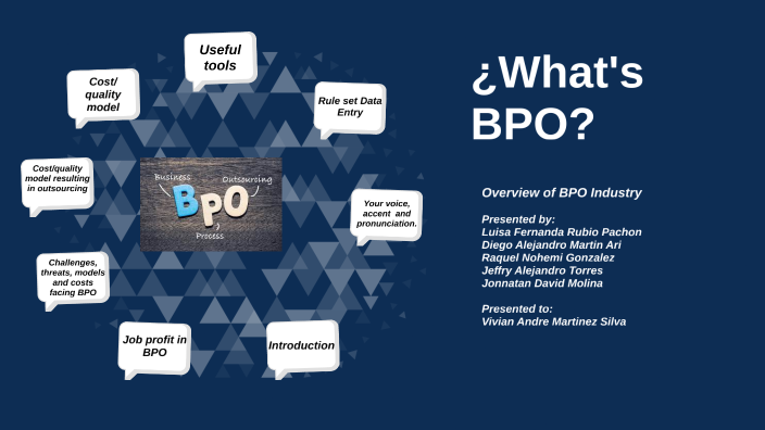 Mind map BPO by Diego Martin on Prezi