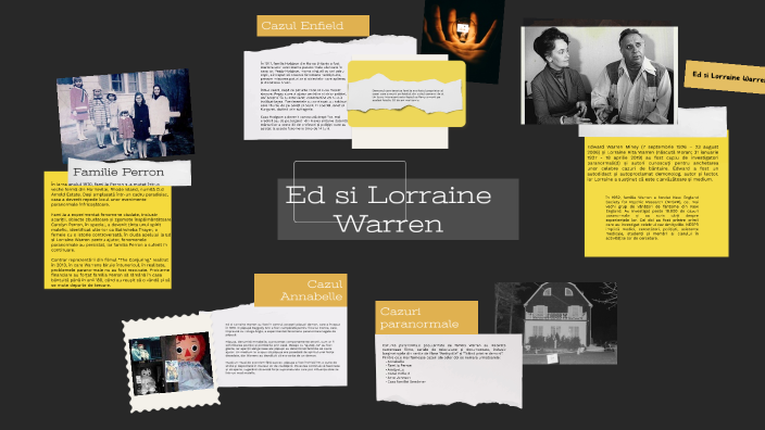 Ed and Lorraine Warren by Riccardo Sandru on Prezi