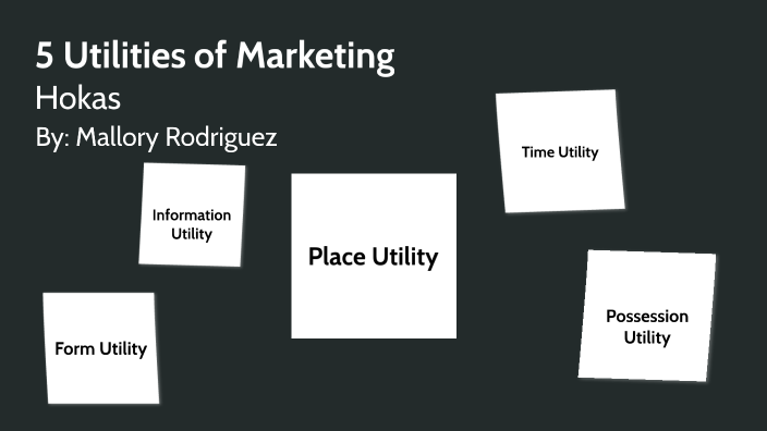 The 5 Marketing Utilities by Mallory R on Prezi