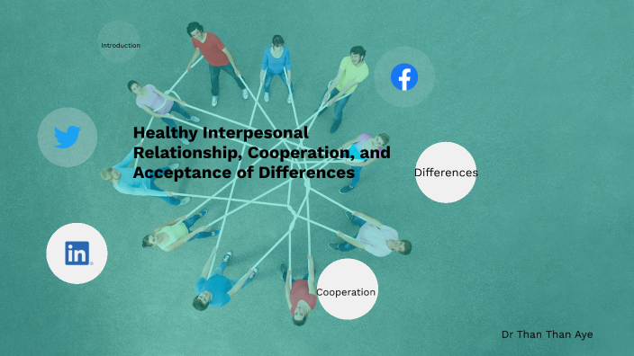Healthy interpersonal relationship, cooperation and acceptance of ...