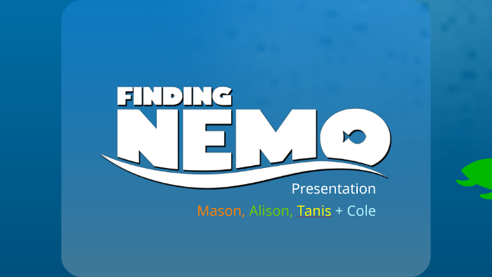 Finding Nemo Presentation by m l on Prezi