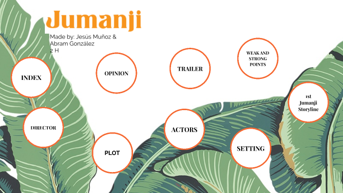 English Presentation Jumanji: Welcome to the Jungle by Jesús Muñoz ...