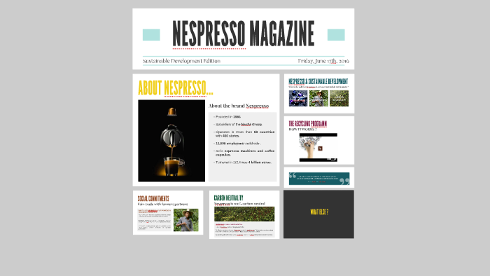NESPRESSO MAGAZINE by Pierre-Antoine CAIL