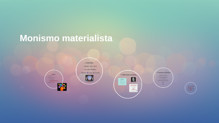 Monismo materialista by Cristina Bergalo on Prezi