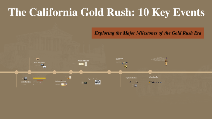The California Gold Rush: 10 Key Events by Grady Dana on Prezi