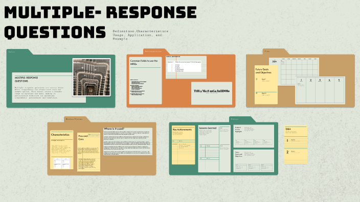 MULTIPLE-RESPONSE QUESTIONS by Ronaldjay Surban on Prezi
