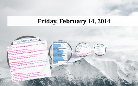 Friday, February 14, 2014 by