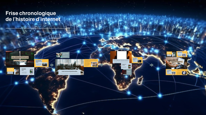 Frise chronologique de l'histoire d'internet by Groupe114sde4 Groupe114sde4 on Prezi