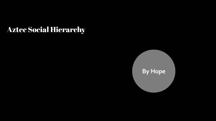 Aztec Social Hierarchy by Hope Ollison Aztec Social Hierarchy by Hope Ollison
