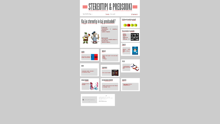 STEREOTIPI & PREDSODKI by aleksander vukovic on Prezi