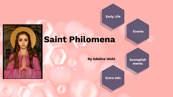 Saint Philomena by Adeline Wohl on Prezi